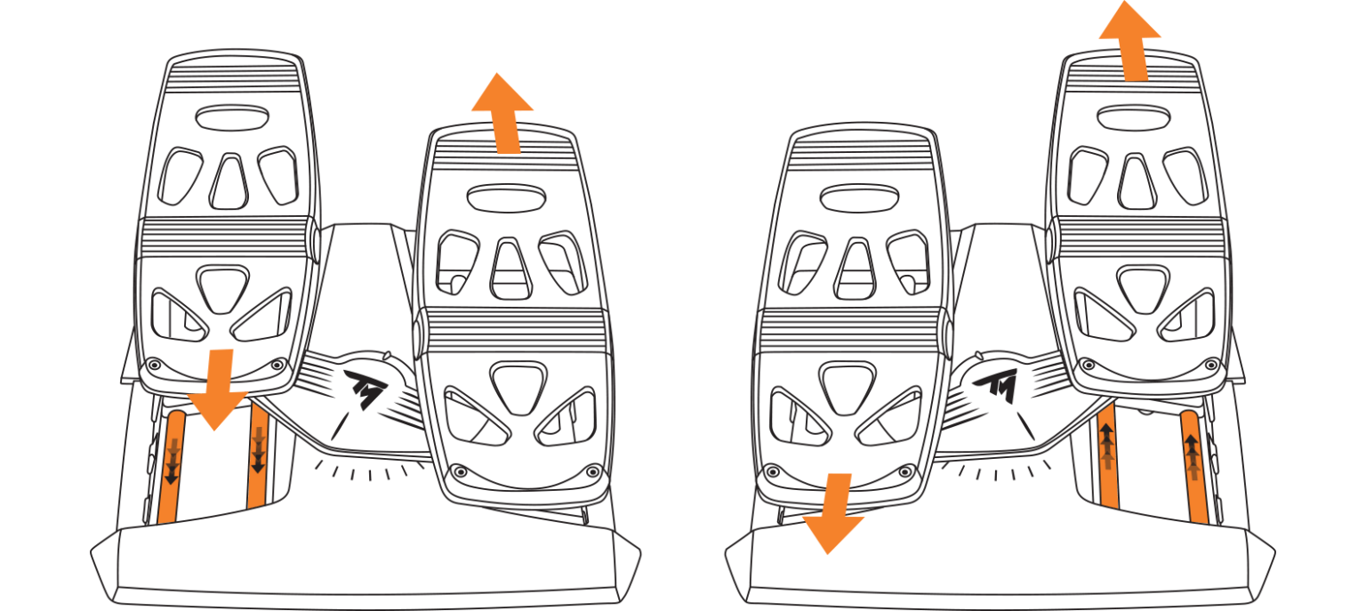 T.Flight Rudder Pedals - | Thrustmaster