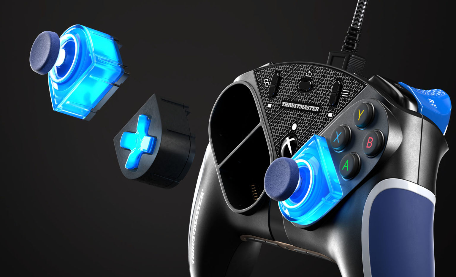 ESWAP X LED BLUE CRYSTAL PACK - Controllers | Thrustmaster