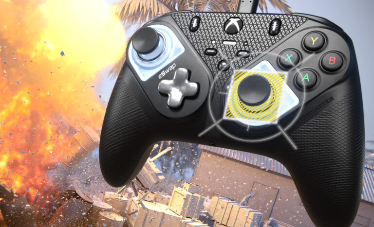 ESWAP S PRO CONTROLLER LED WHITE CRYSTAL LIMITED EDITION - | Thrustmaster