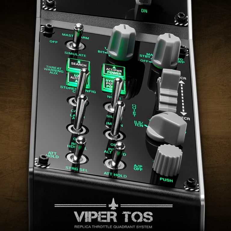 thrustmaster® reveals its viper tqs (throttle quadrant system) product ...