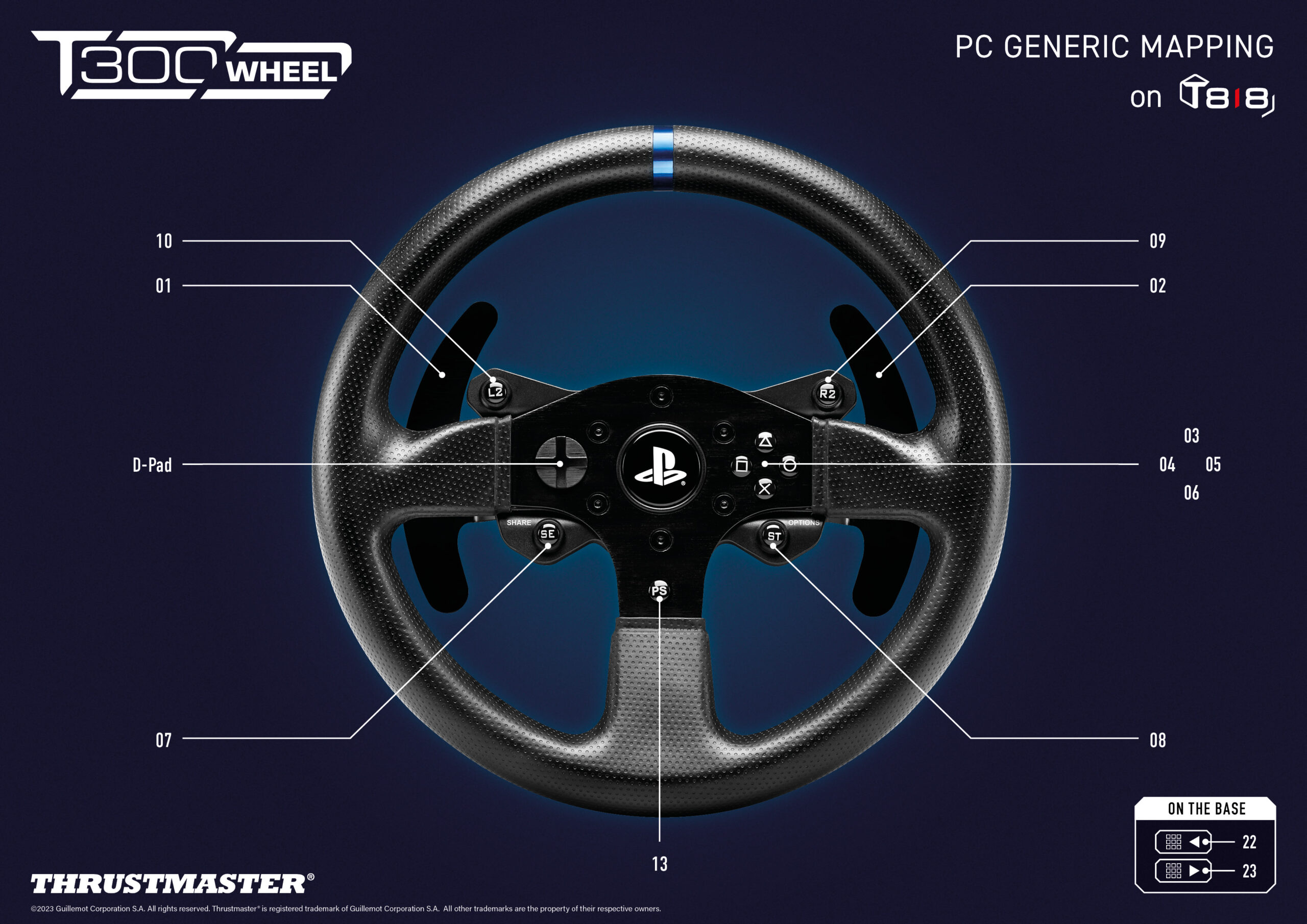 Mapping - T818 - MAPPING FOR T300 WHEEL - TM Club - Thrustmaster
